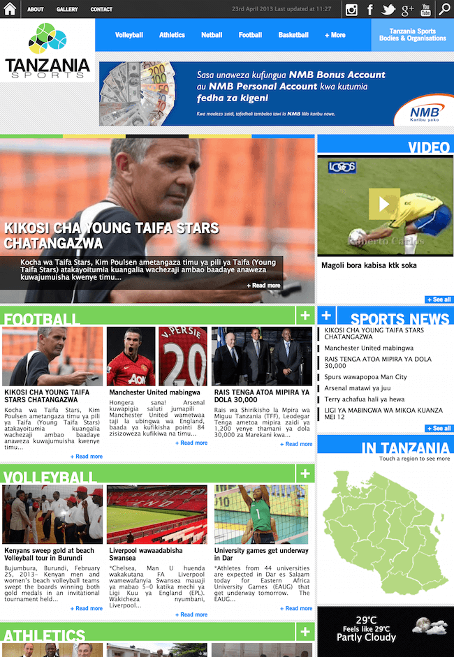 About Tanzania Sports, Tanzania’s leading sports website - Tanzania Sports